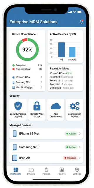 Mobile Device Management Solution (MDM) Case Study- KPIS Pvt. Ltd.